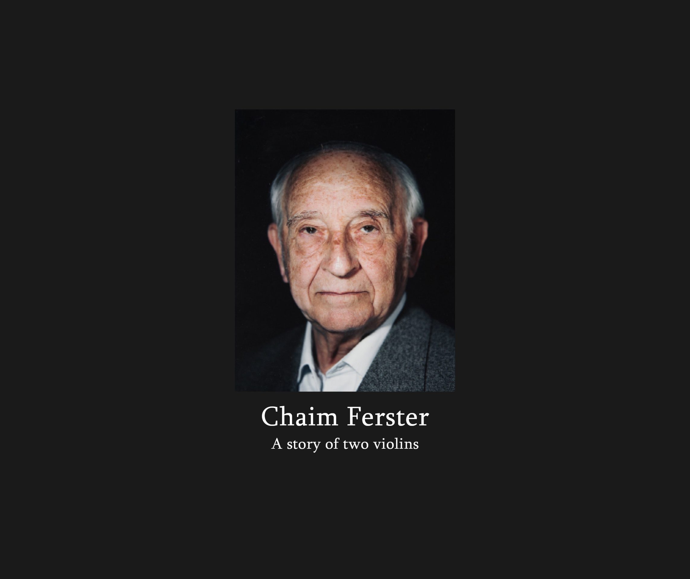 A Story of Two Violins - My Voice