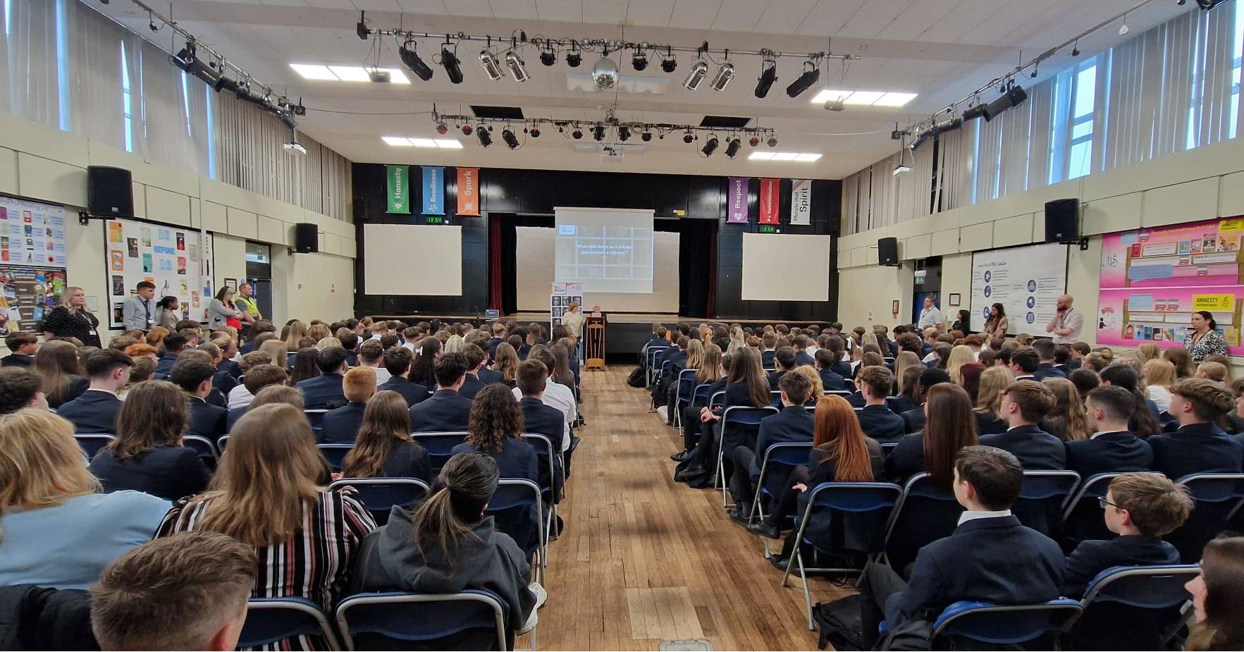 Marple Hall High School Visit - My Voice